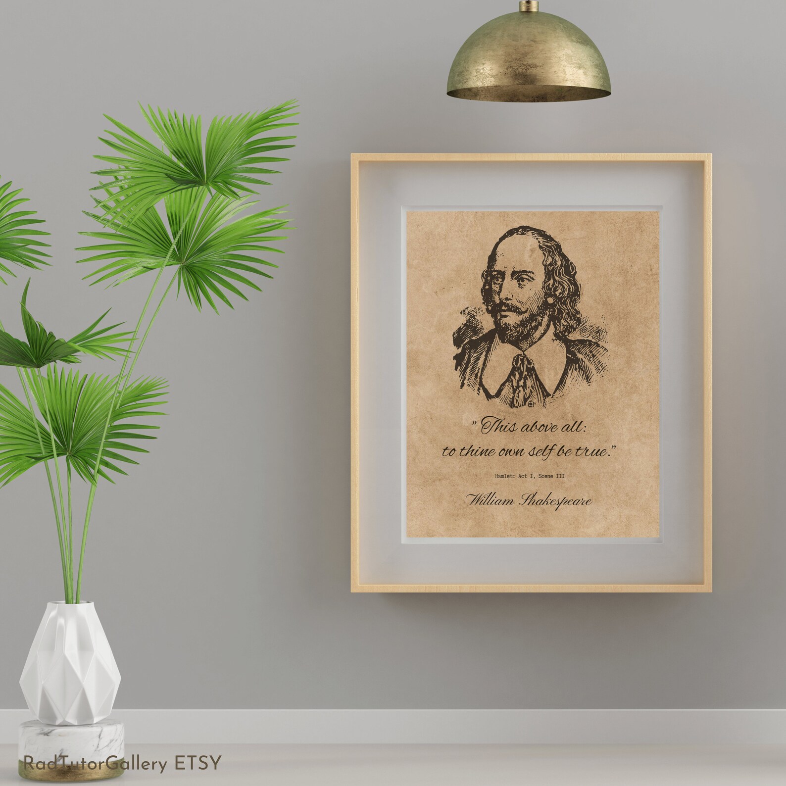 William Shakespeare Quote Wall Art, Printable Quotes From Literature ...