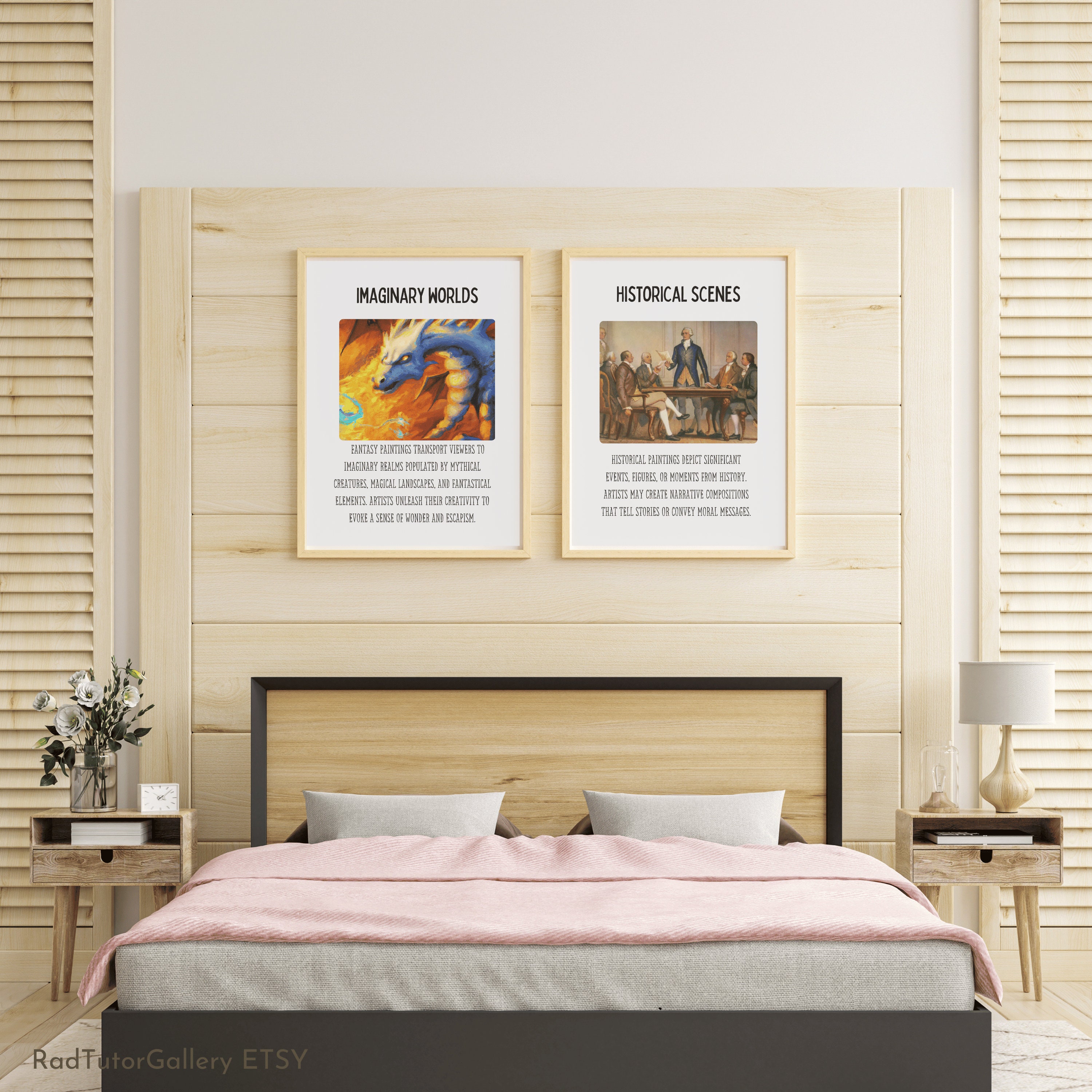 Art Classroom Posters Set of 10, Painting Subjects Genres Prints ...