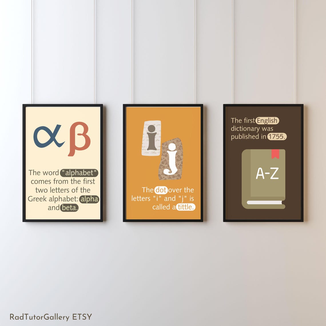 English Fun Facts Posters, Fun English Classroom Decor, Literature ...