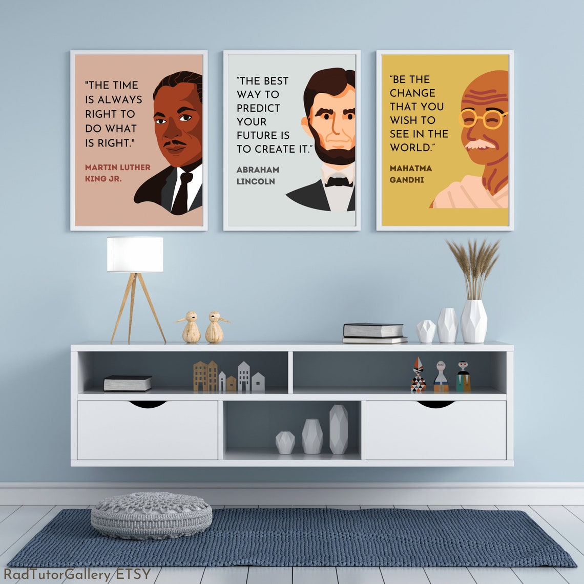 Historical Figures Wall Art Famous Inspirational Quotes - Etsy