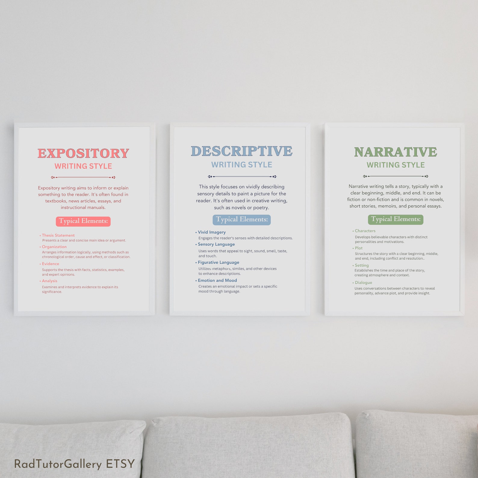 Text Types Posters, Types of Writing Posters, Educational Poster ...