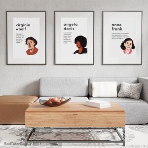 Influential Inspiring Authors Posters, Book Quote Wall Collage Bundle ...