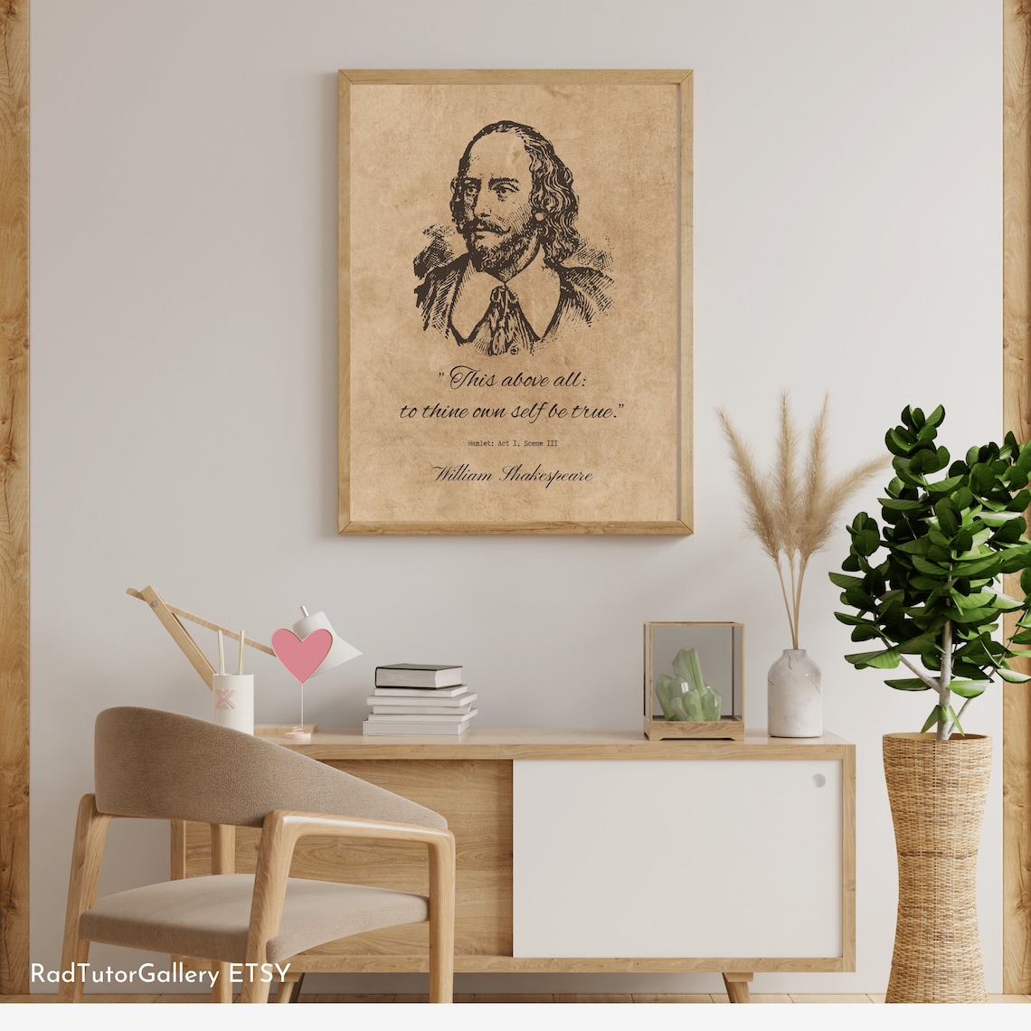William Shakespeare Quote Wall Art, Printable Quotes From Literature ...