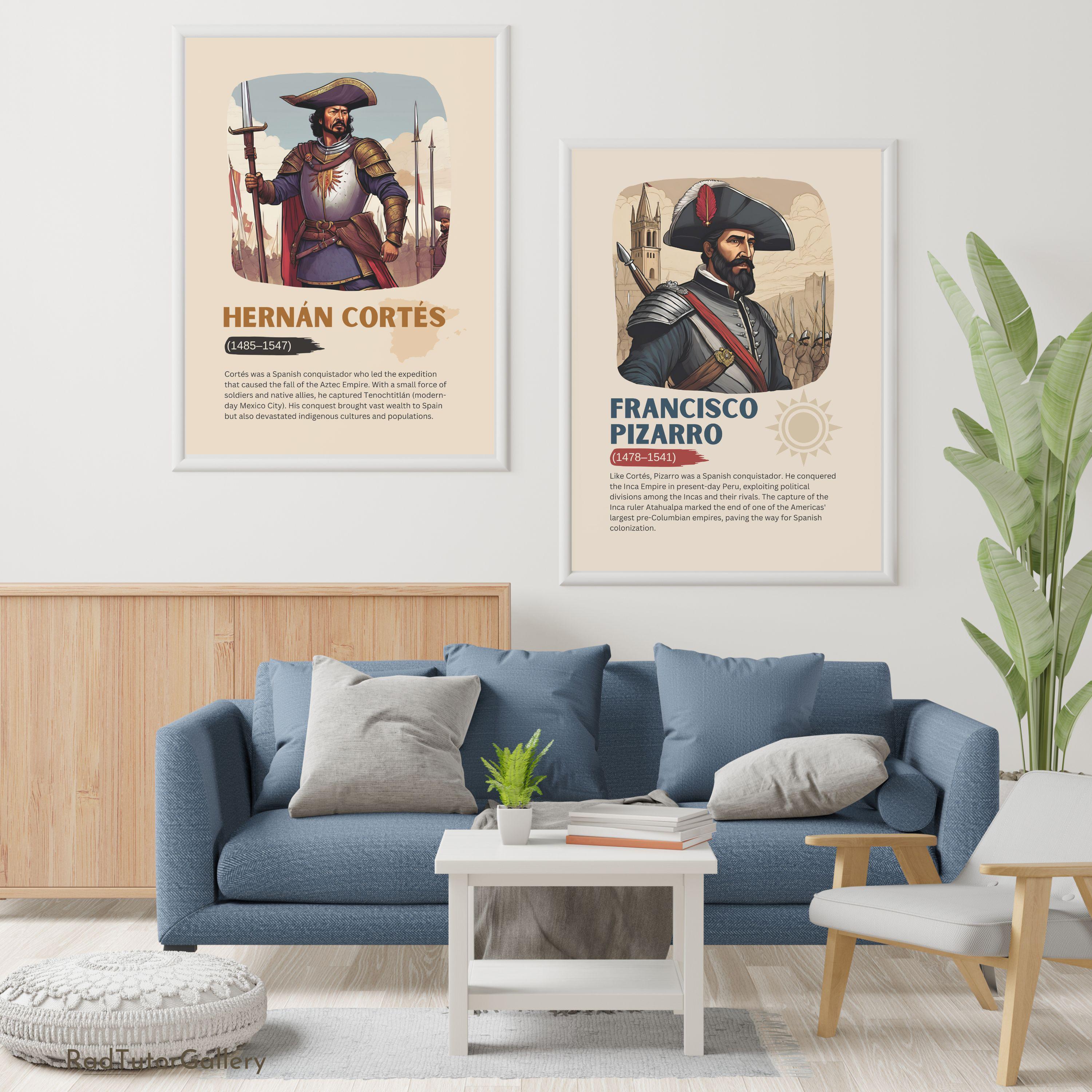 Famous Explorers Posters, World Geography History Classroom Decor for ...