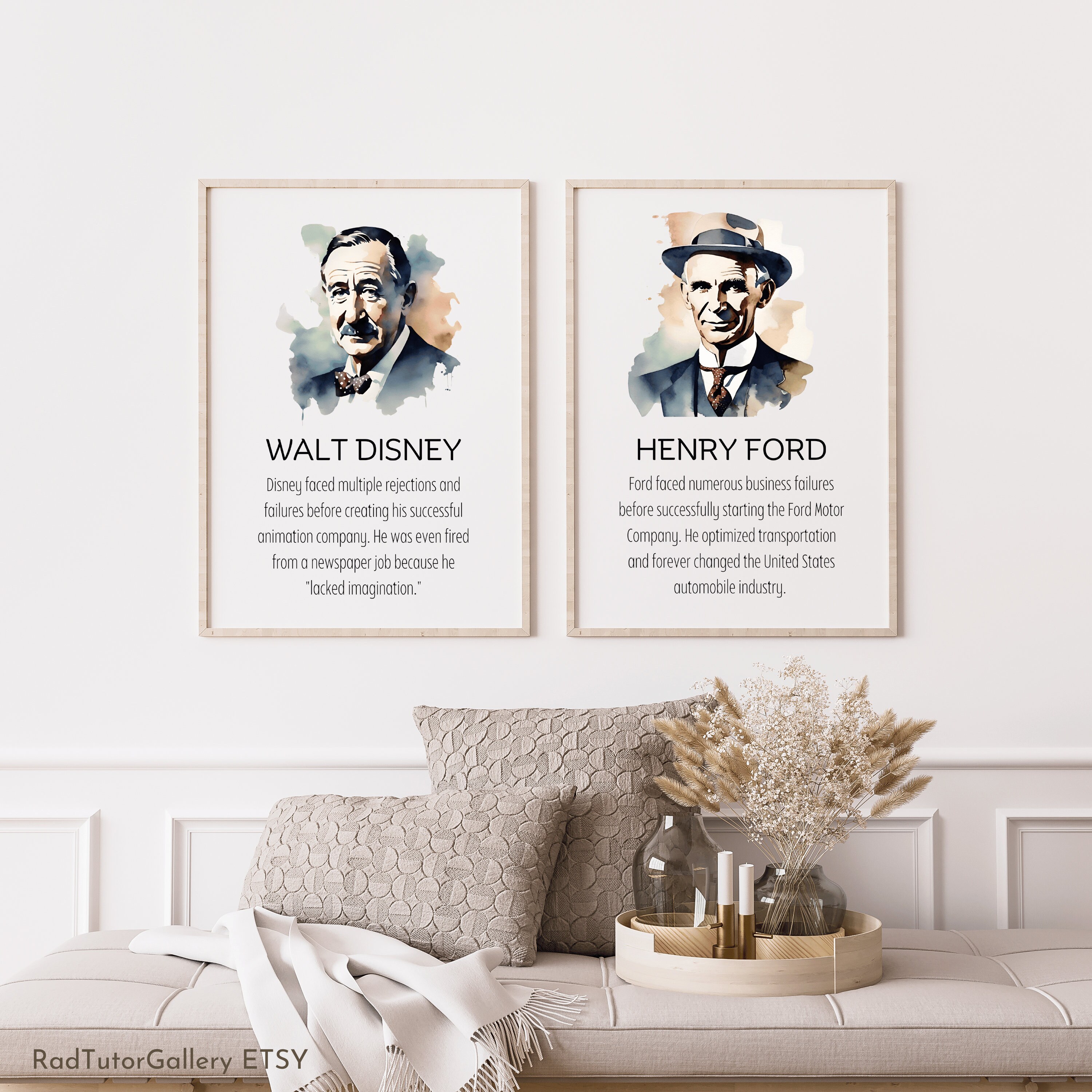 Famous Failures Posters Set of 10, Inspirational Posters, Classroom ...