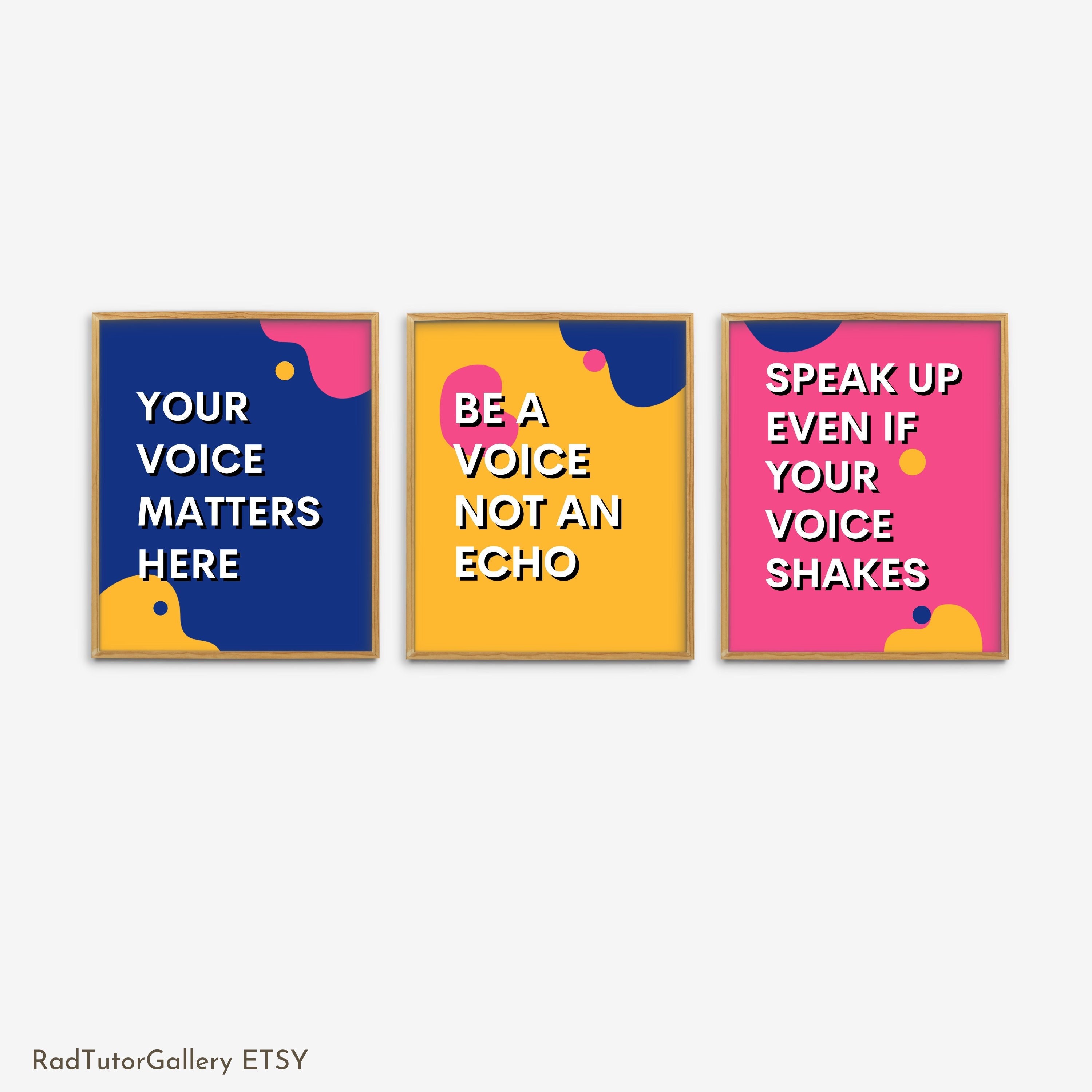 Growth Mindset Classroom Decor Inclusion Posters Set Of3 - Etsy