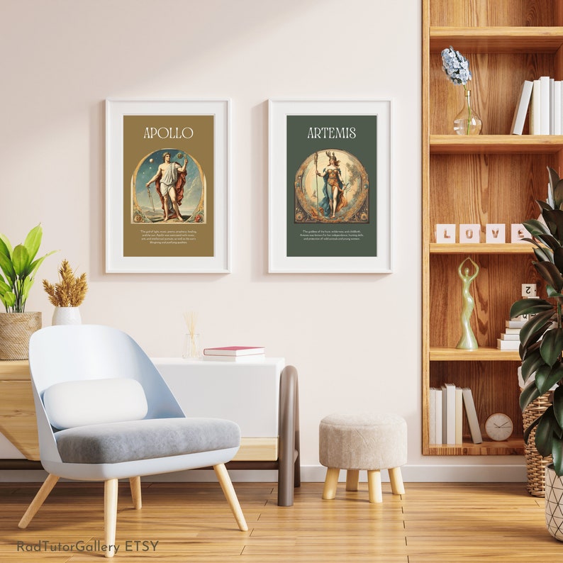 Greek Gods Educational Poster, Ancient Greek Gods and Goddesses, Greek ...