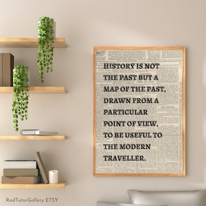 History Classroom Decor, History Quote Printable, Social Studies ...