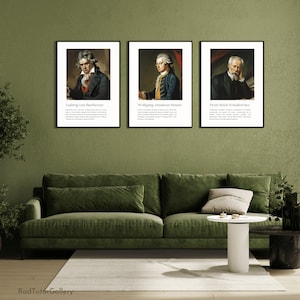 Famous Composers Set of 12, Music Classroom Posters, Music Bulletin ...