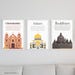 Major World Religions Posters, Social Studies Classroom Decor ...