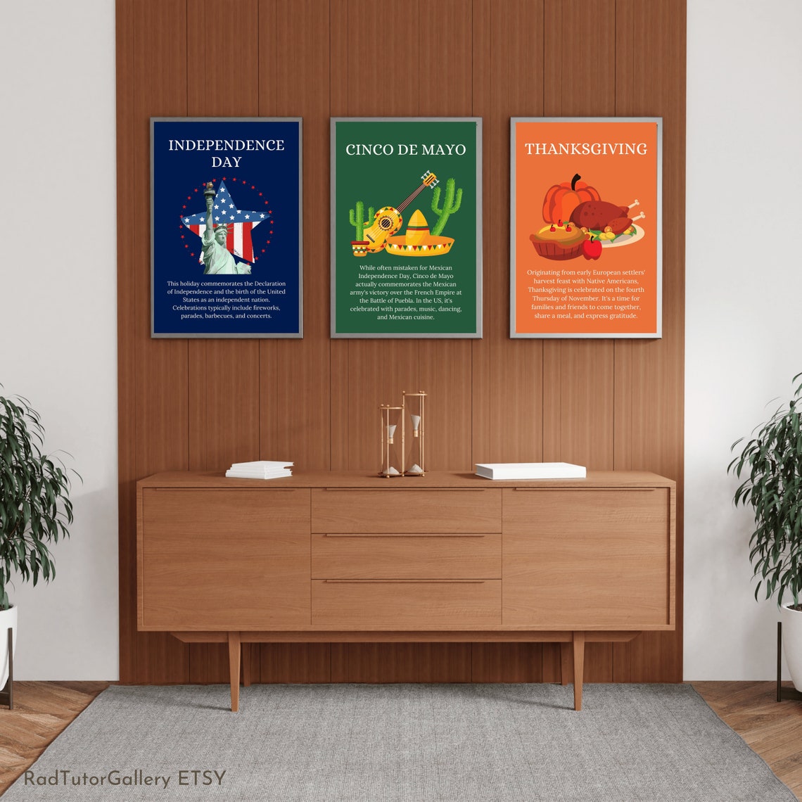 US Holidays and Celebrations, History Classroom Posters, History ...