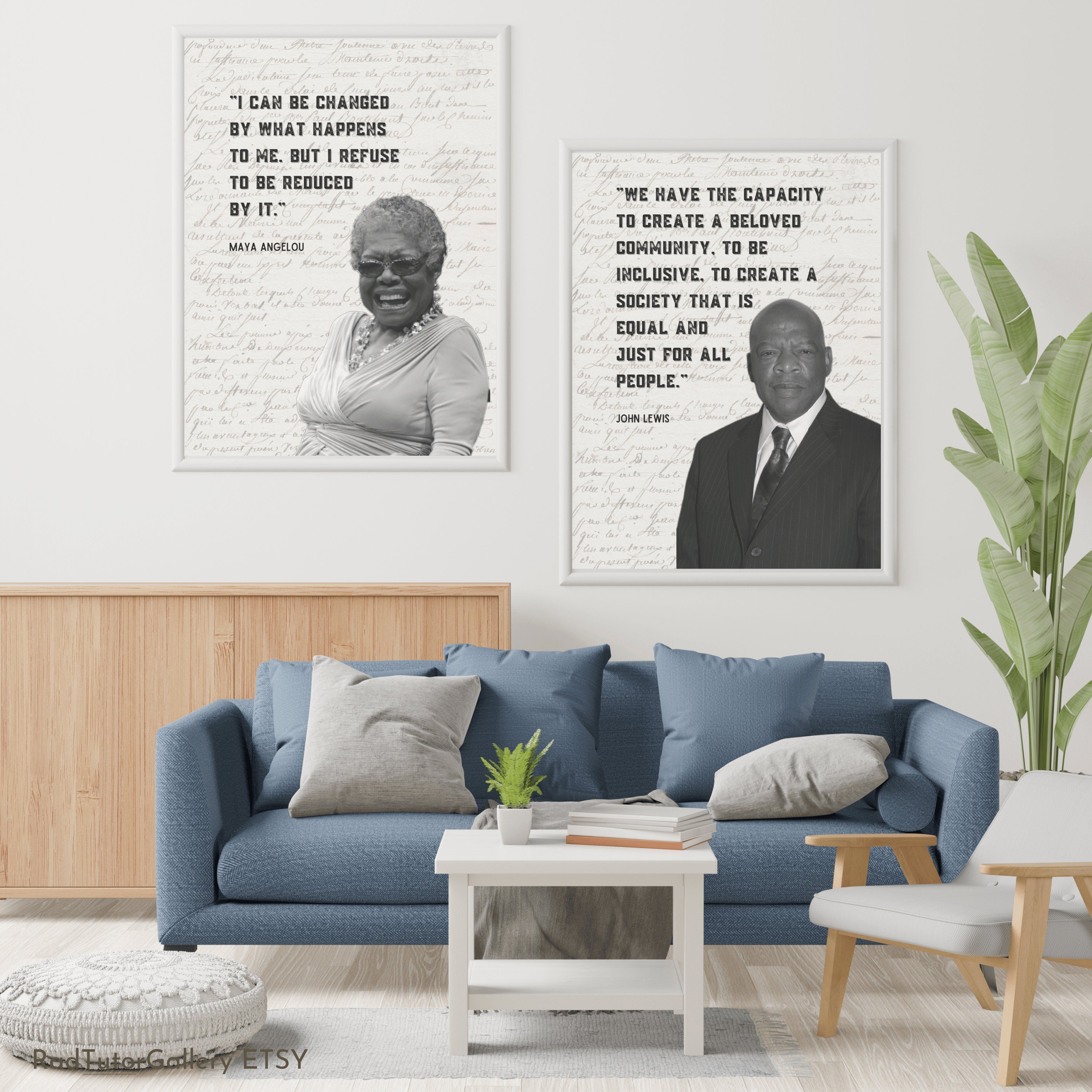 Black History Posters Set of 9, Black Historical Figures Prints, Social ...