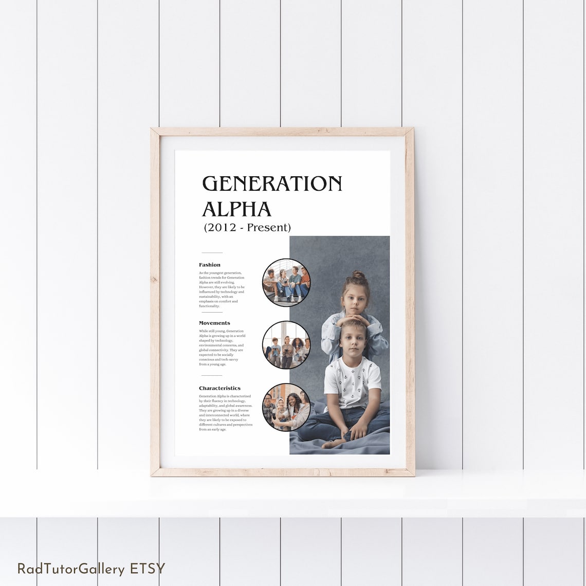 Generations Posters, History Classroom Decor, History Prints, History ...