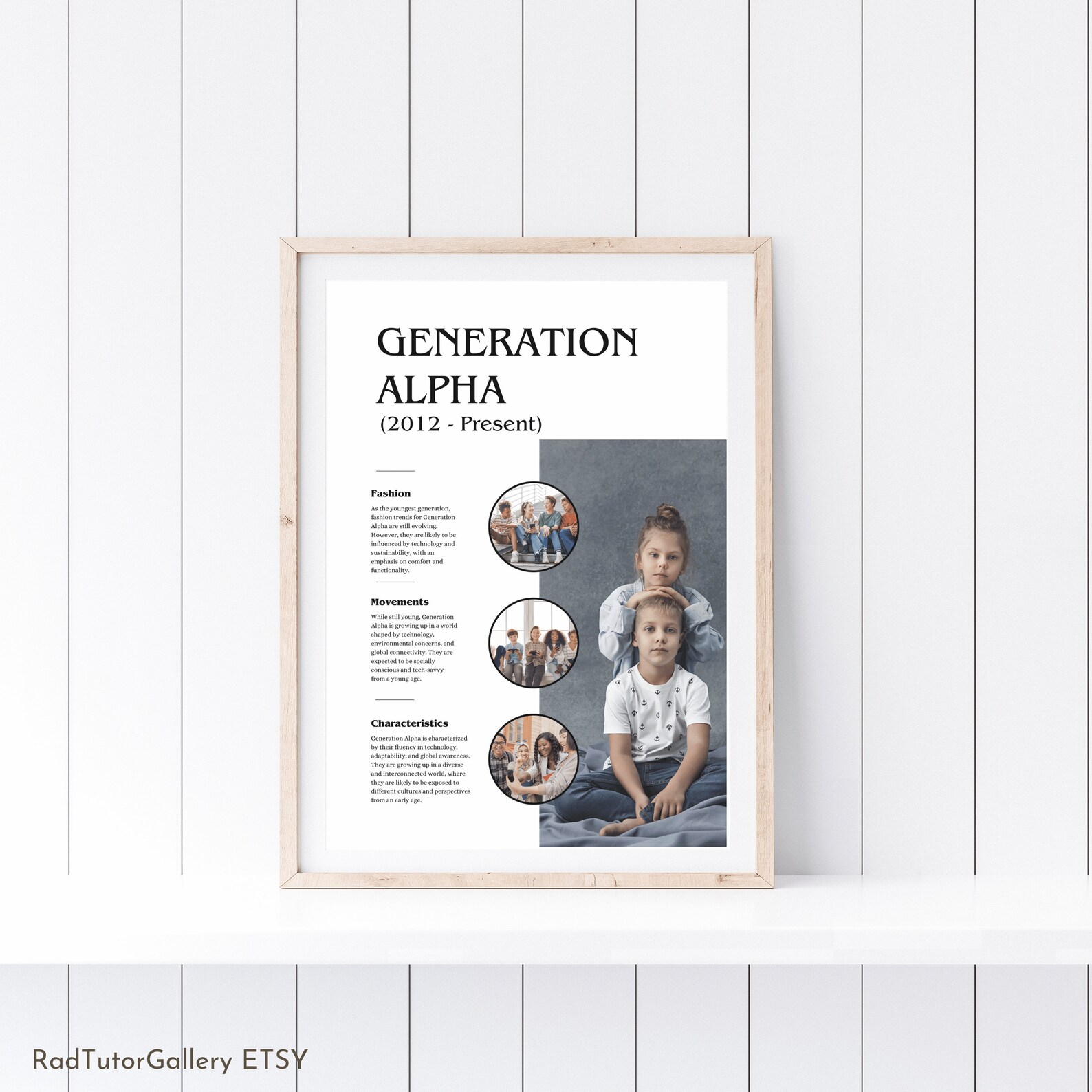 Generations Posters, History Classroom Decor, History Prints, History ...