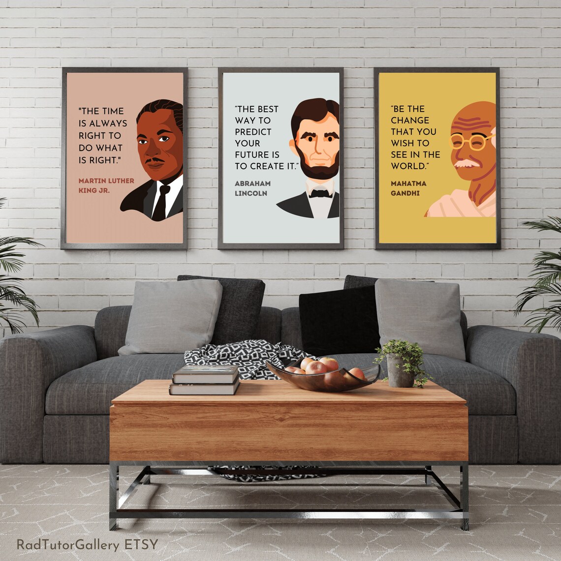 Historical Figures Wall Art Famous Inspirational Quotes - Etsy