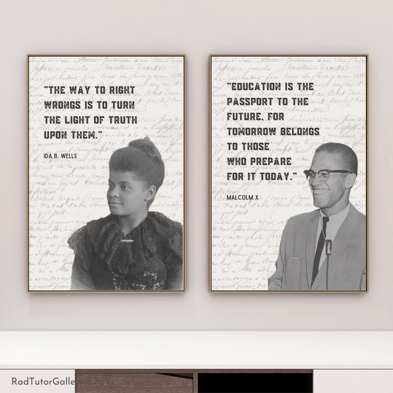 Black History Posters Set of 9 Black Historical Figures - Etsy