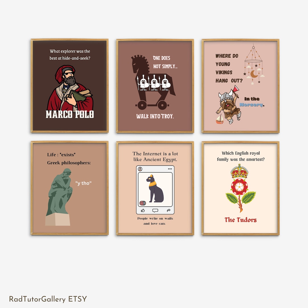 Funny Ancient History Classroom Dlecor, History Teacher Gift, Ancient ...