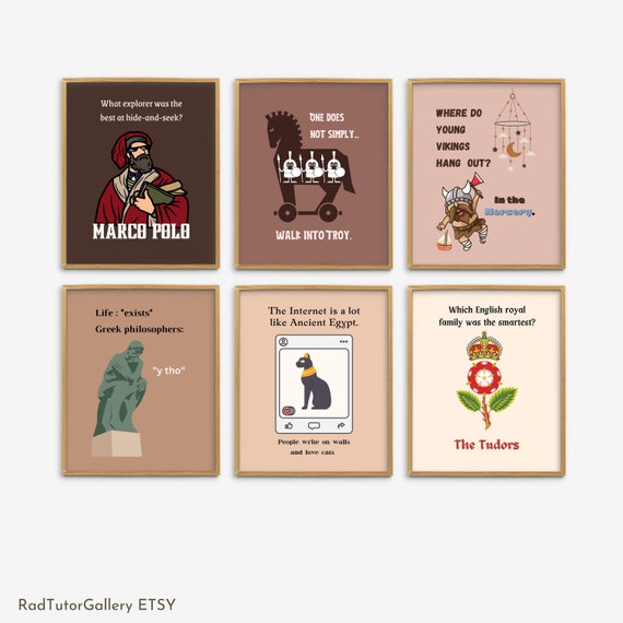 Funny Ancient History Classroom Dlecor History Teacher Gift - Etsy