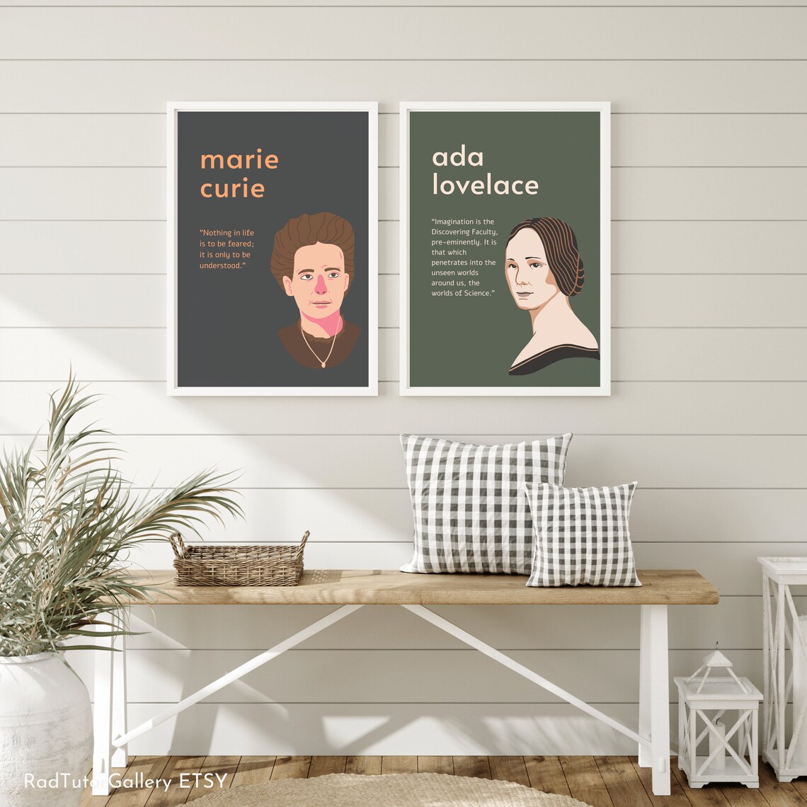 STEM Scientists and Mathematicians Posters Sets of 6, Famous Scientist ...