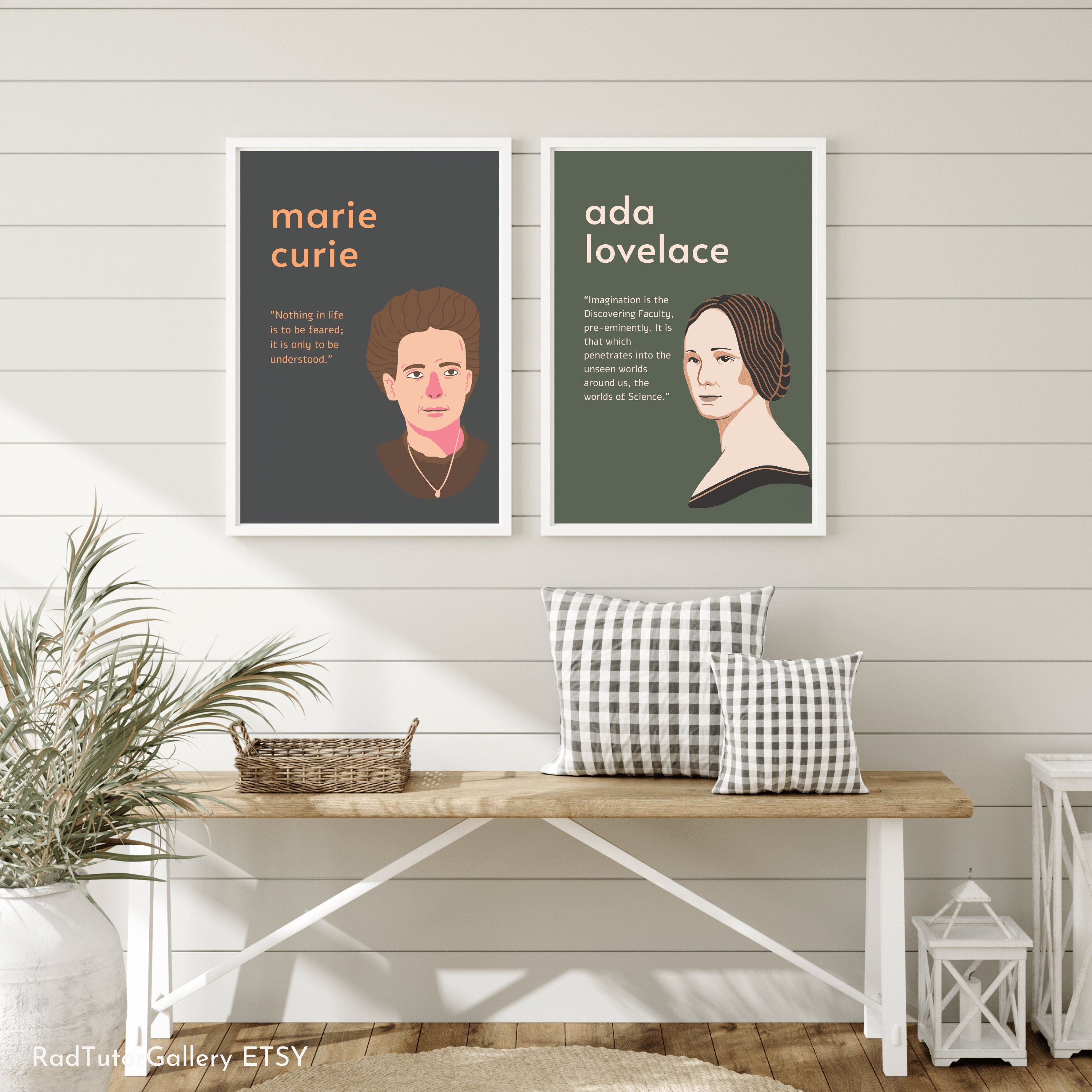 STEM Scientists and Mathematicians Posters Sets of 6, Famous Scientist ...