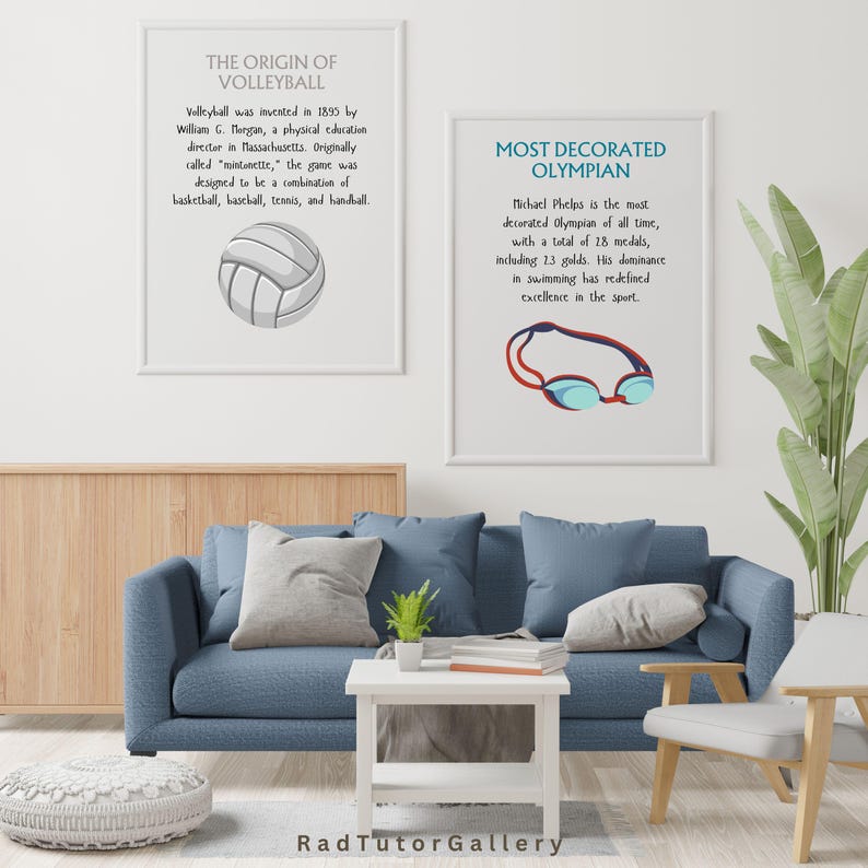 Sports Fun Facts Posters Set Bundle, PE Classroom Posters, Classroom ...