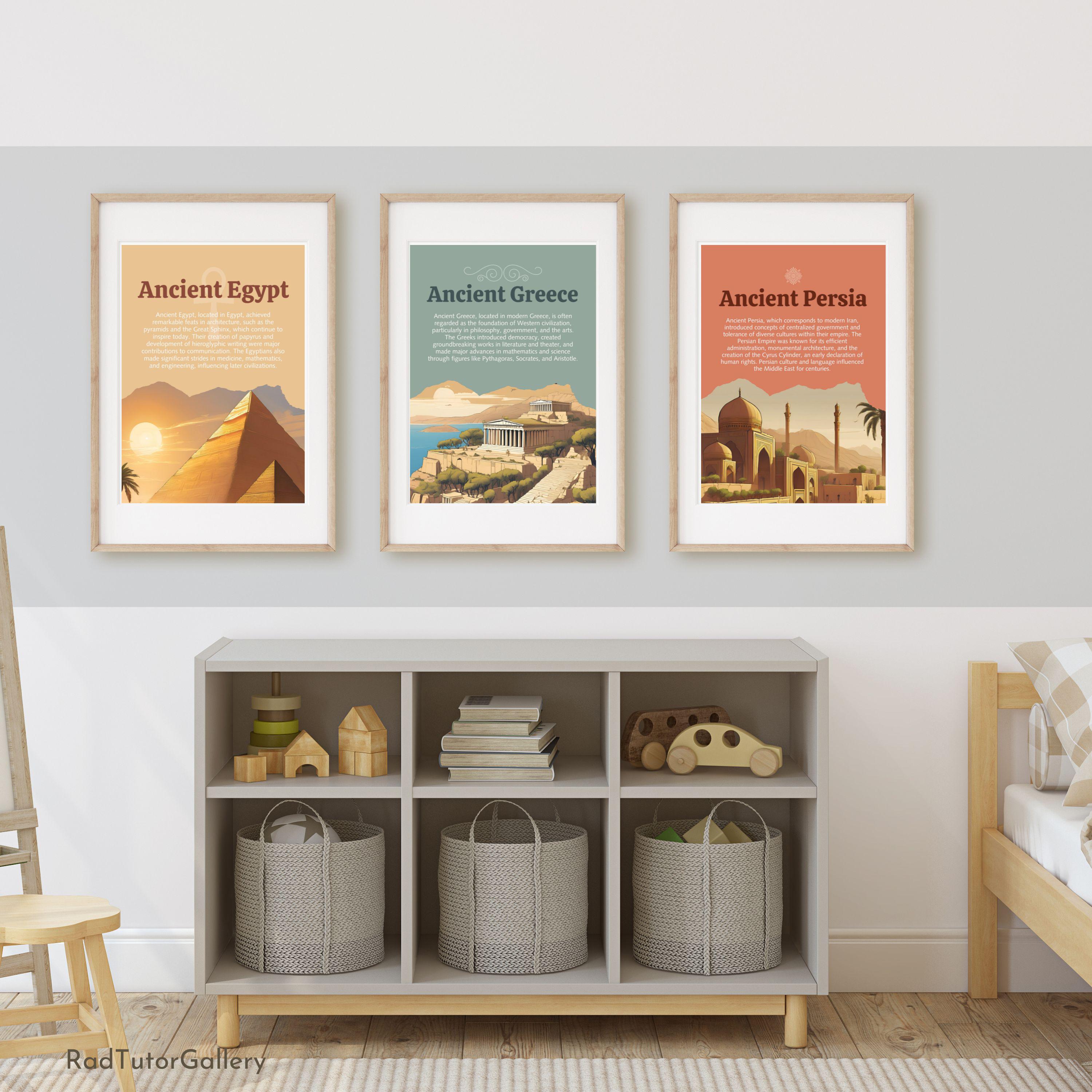 Ancient Civilizations Classroom Posters, Educational History, Social ...