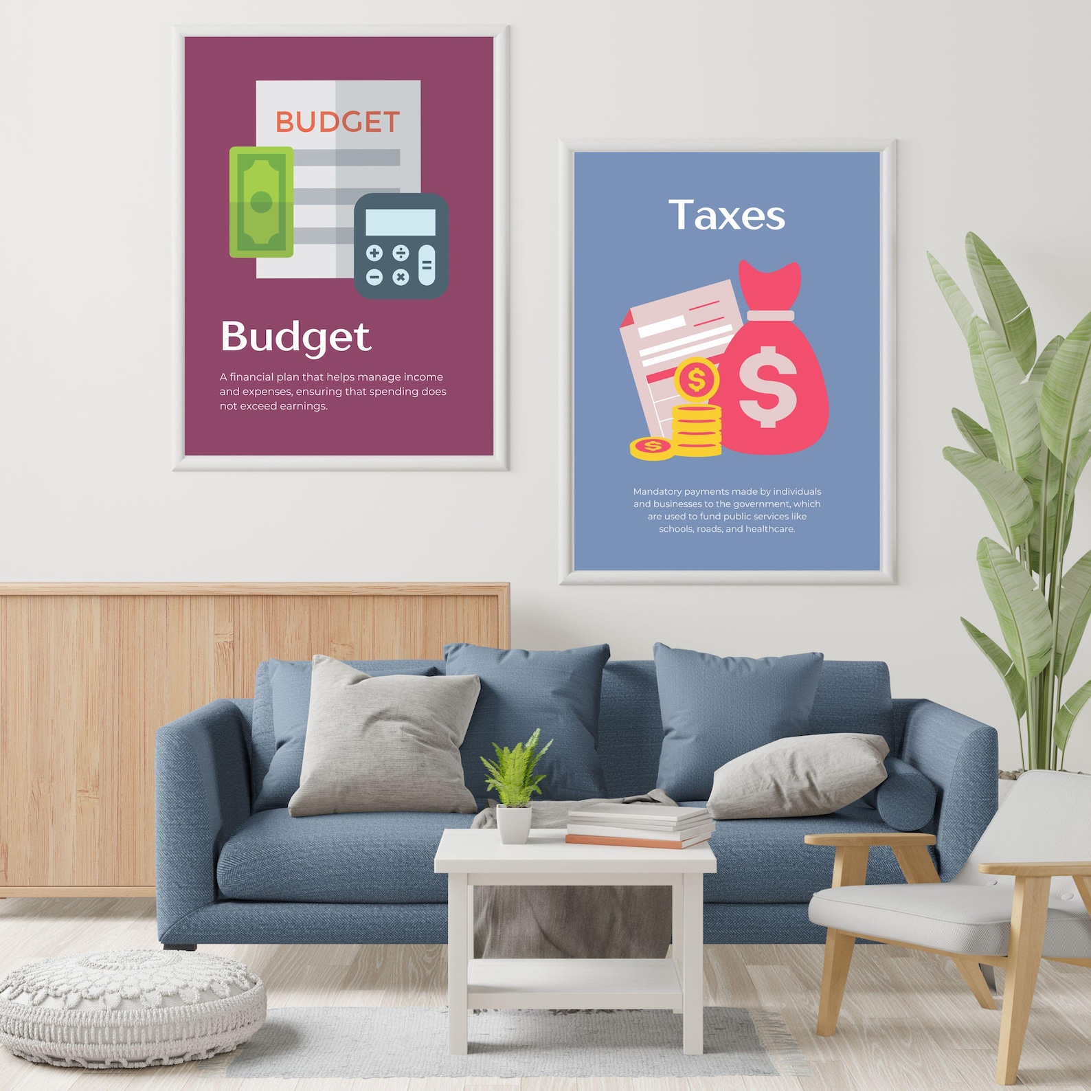 Economic Terms Posters, Financial Literacy Skills, Learn About Money ...