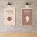 Punctuation English Classroom Posters Set of 12, Boho Classroom Decor ...