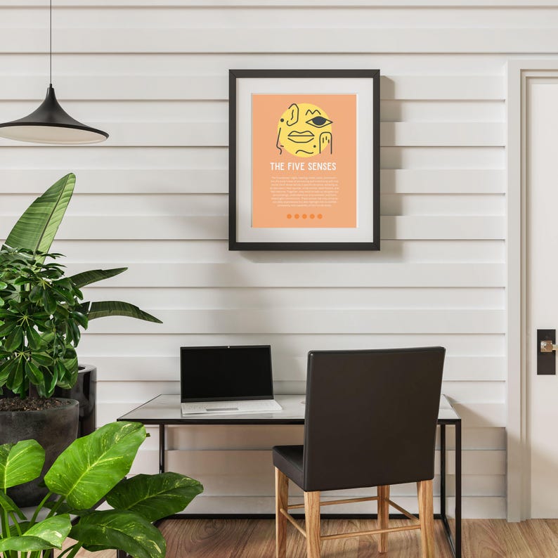 The Five Senses Posters, Science Classroom Decor, Biology Class Posters ...