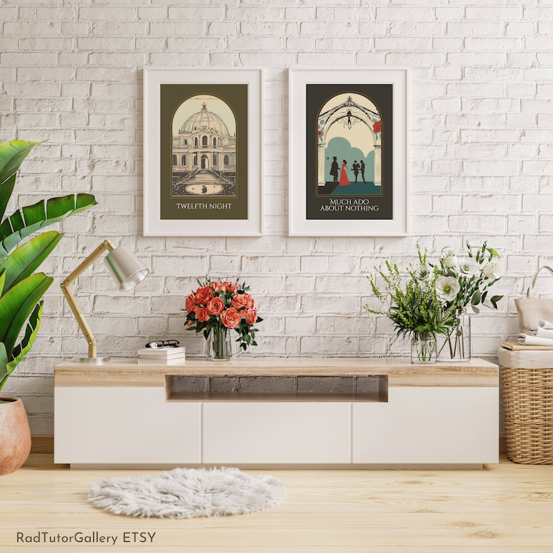 Shakespeare Famous Plays Prints, Shakespeare Gallery Wall, English ...