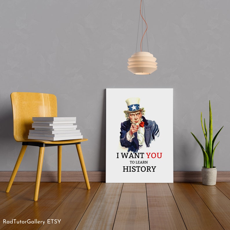 Uncle Sam History Classroom Posters History Classroom Theme - Etsy