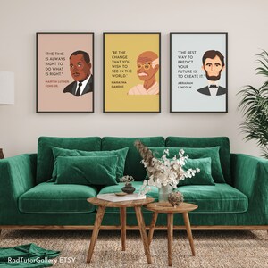 Historical Figures Wall Art, Famous Inspirational Quotes History ...