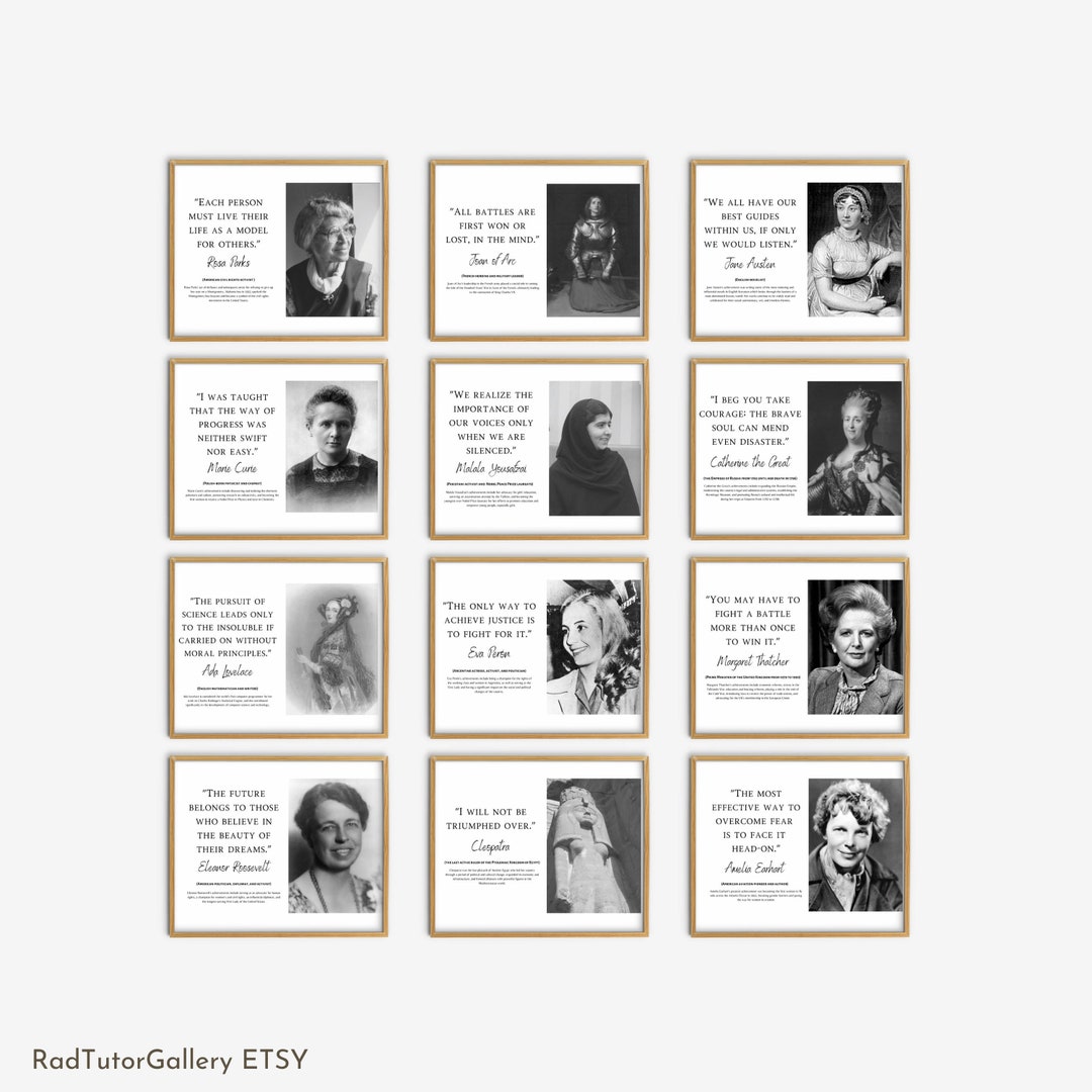 Womens History Month Posters, Bulletin Board, Empowered Women in ...