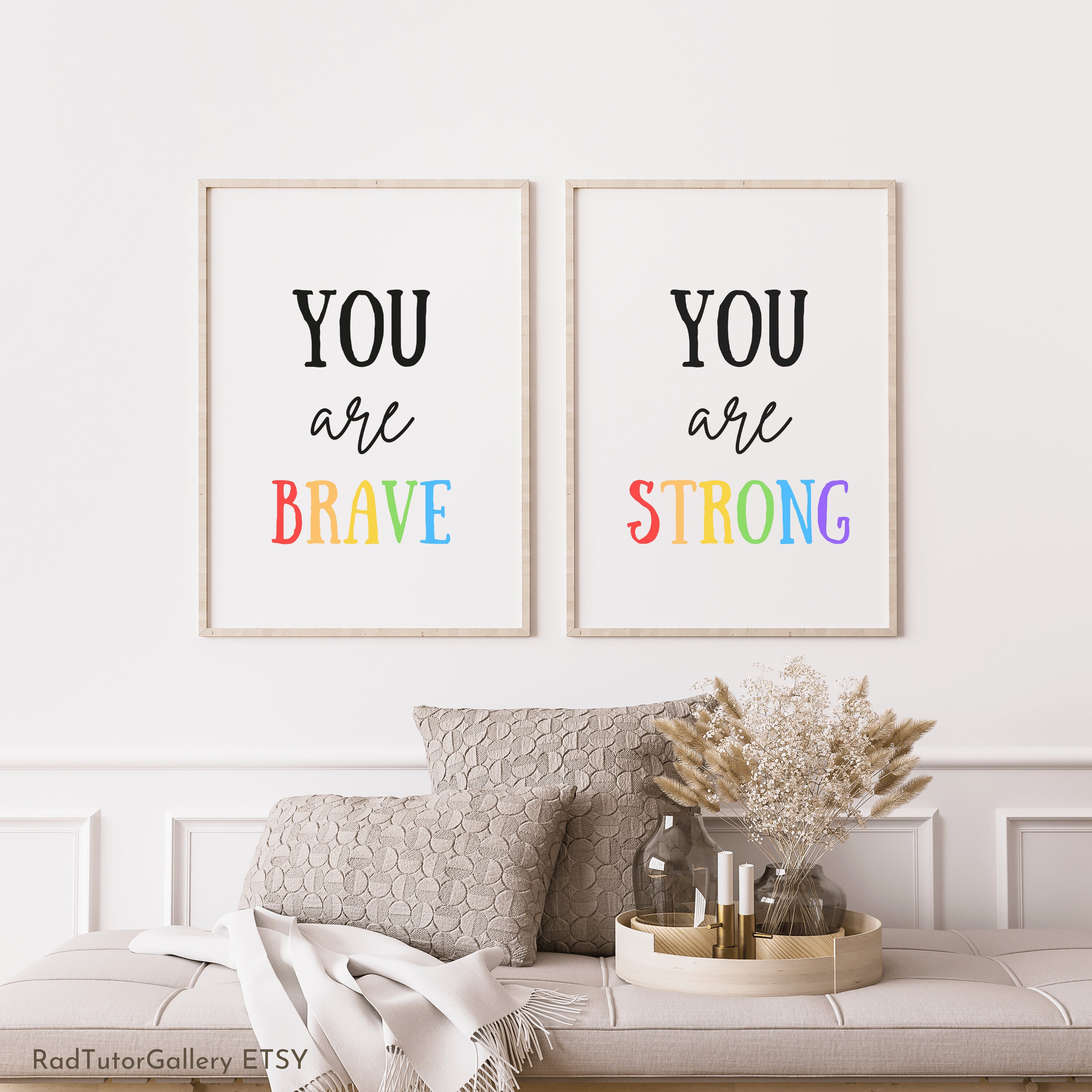 Positive Affirmations Classroom Poster Set of 10, Elementary Secondary ...