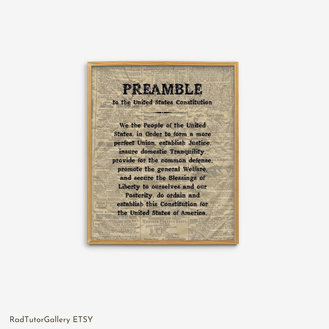 We the People Wall Art, American History Classroom Decor, Patriotic ...