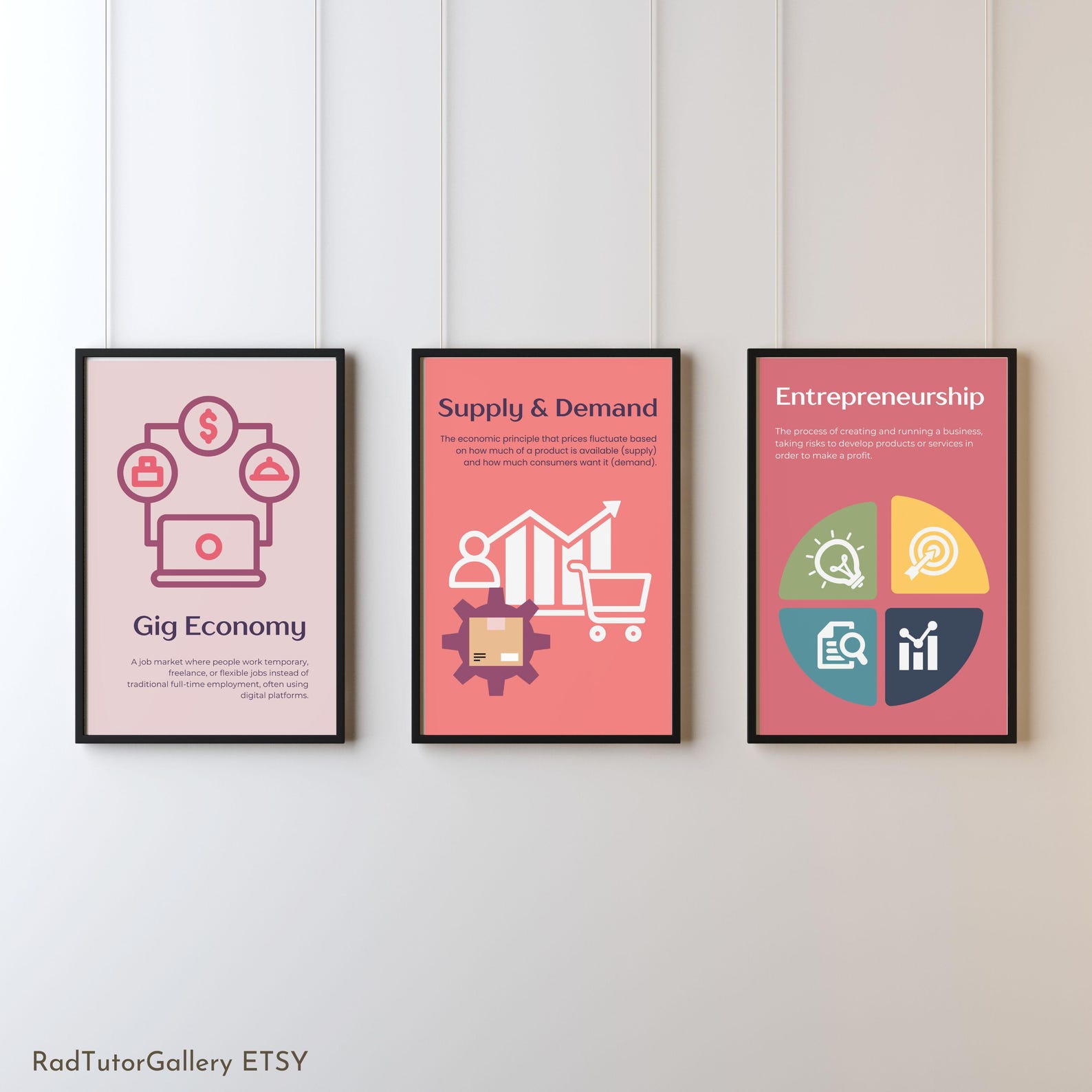 Economic Terms Posters, Financial Literacy Skills, Learn About Money ...