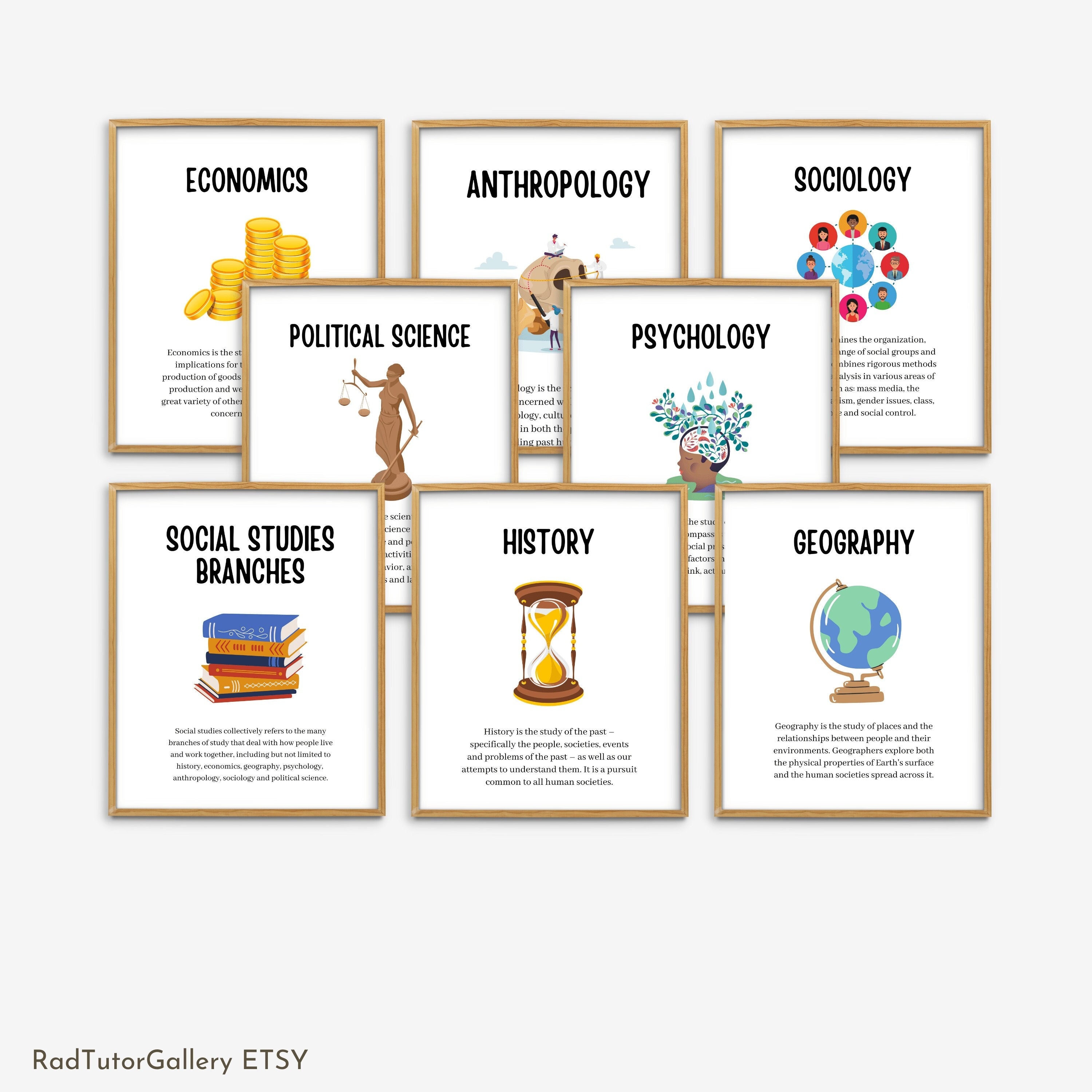 Social Studies Branches, History Classroom, History Class Posters ...