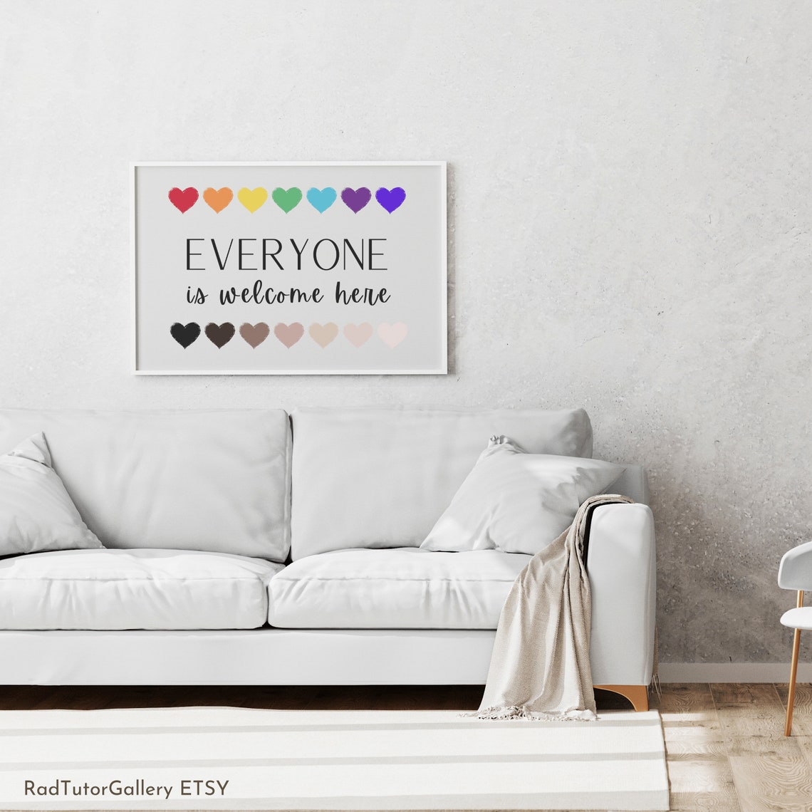 Everyone is Welcome Here Printable Classroom Decor in This - Etsy