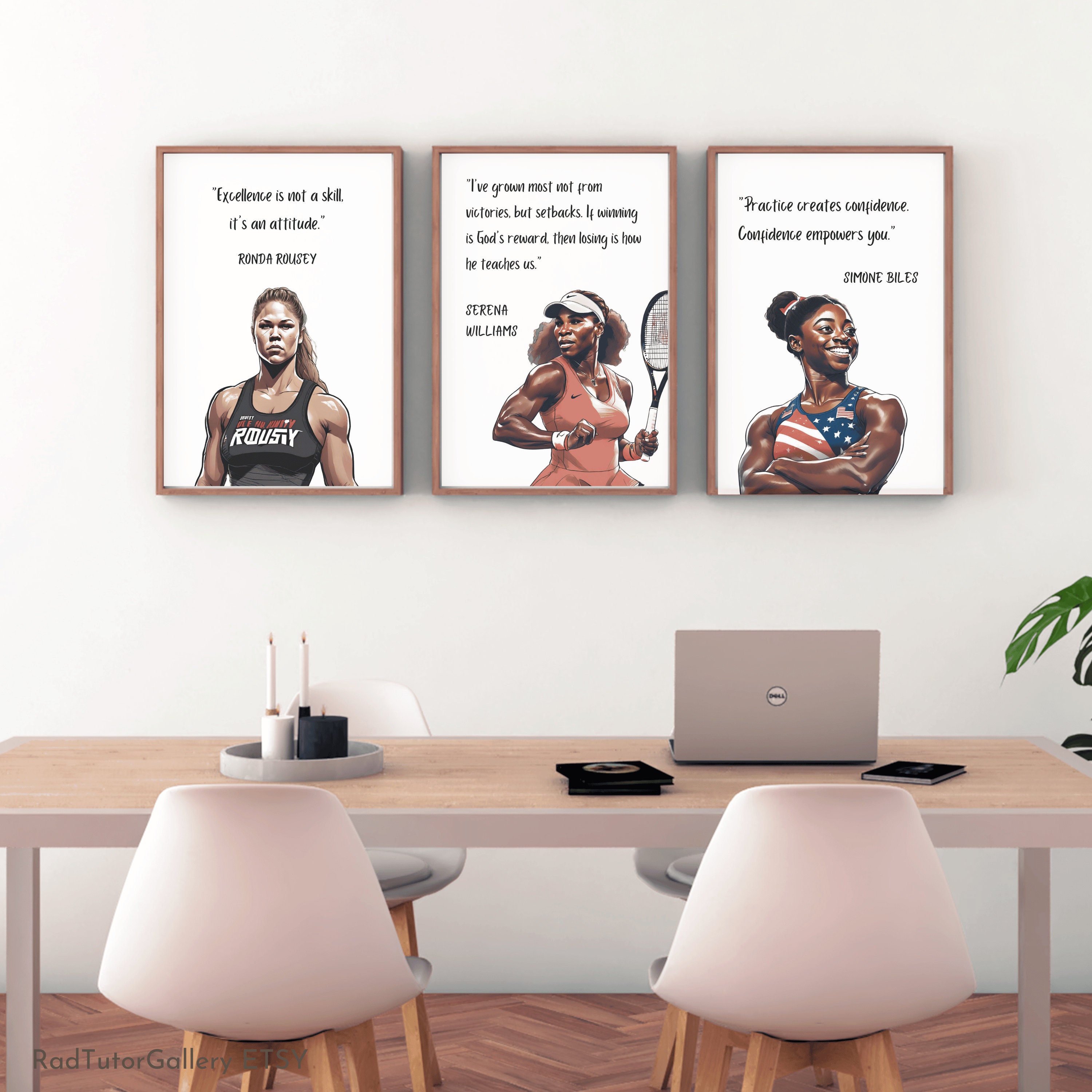 Famous Athletes Posters: Motivational Classroom Art Prints (digital ...