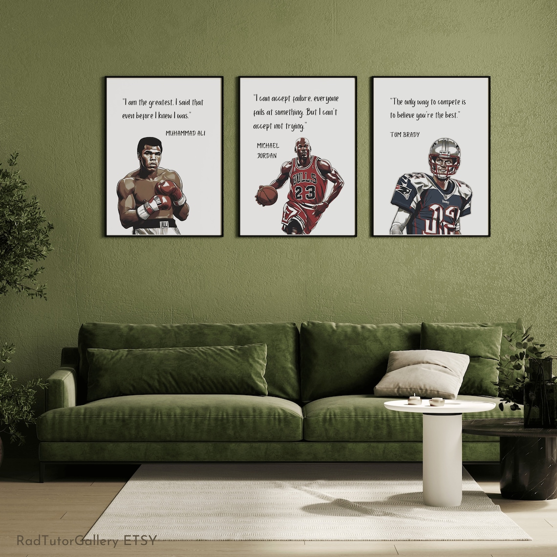 Famous Athletes Posters Set of 12, Inspirational Posters, Classroom ...