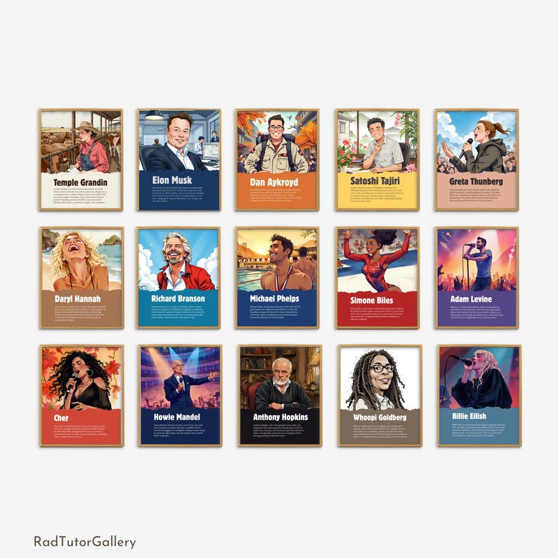 Neurodiversity Awareness Month Posters, Celebrate Neurodiverse Posters ...