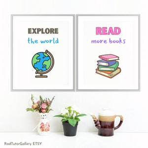 Classroom Items Inspirational Wall Art, Elementary Classroom Decor ...