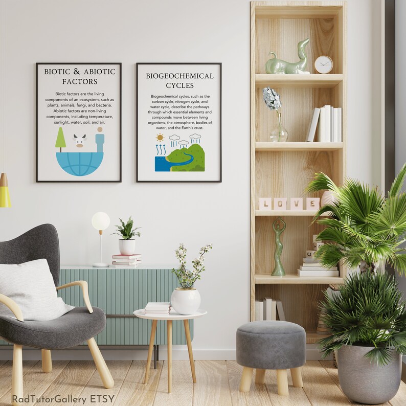 Ecological Concepts Posters, High School Science, Science Classroom ...