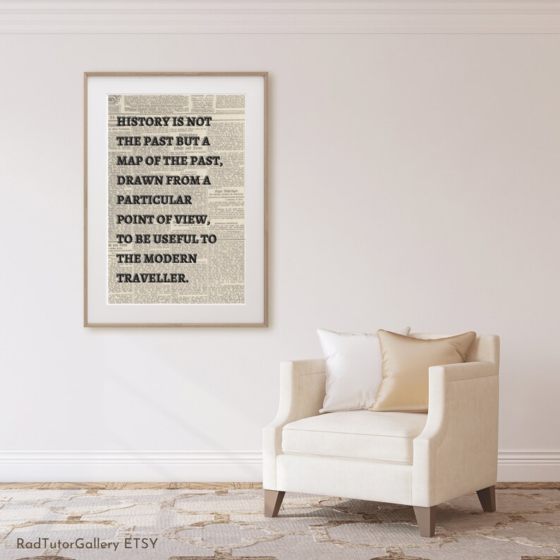 History Classroom Decor History Quote Printable Social - Etsy