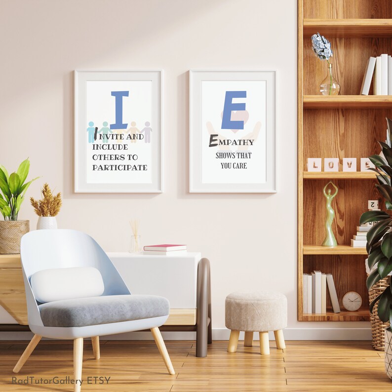 How to Be A Friend Classroom Poster Modern Classroom Decor - Etsy