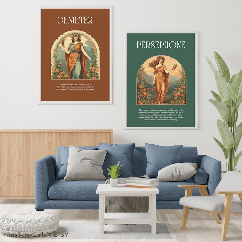 Greek Gods Educational Poster, Ancient Greek Gods and Goddesses, Greek ...