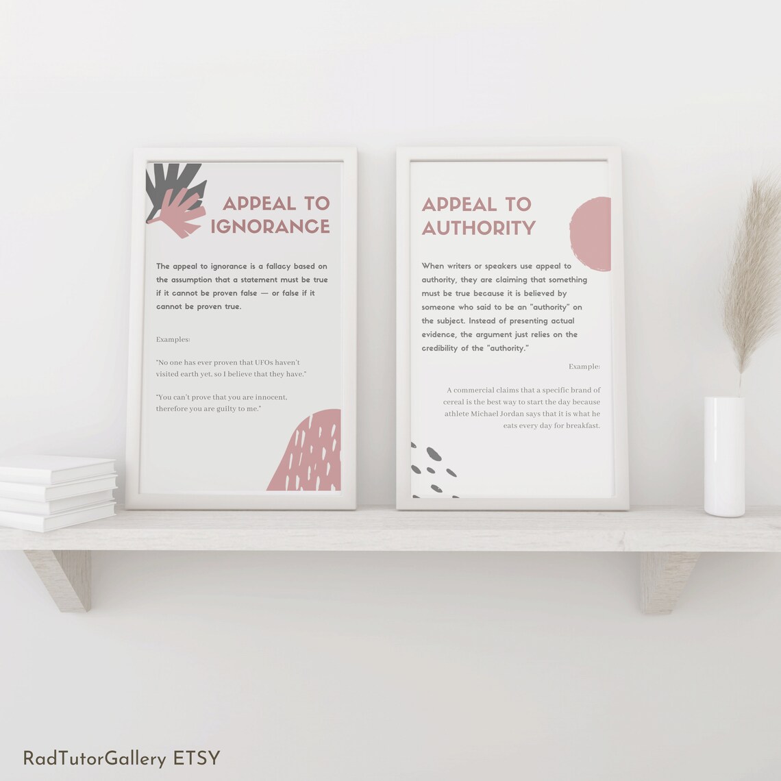 Logical Fallacies Printable Poster Set, Fallacies Posters, Debate Coach ...