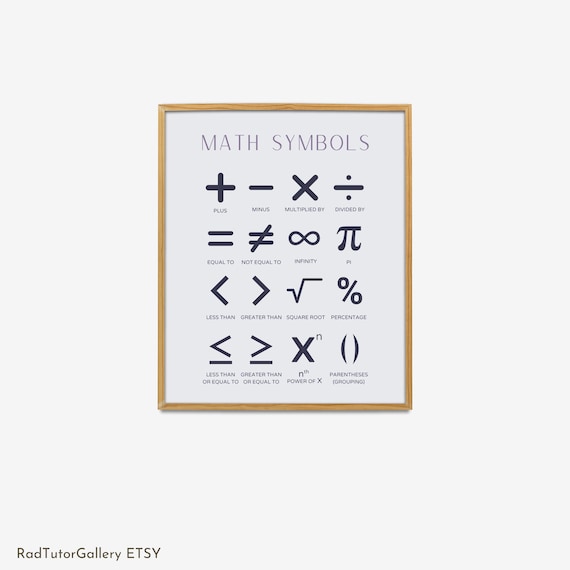 Math Symbol Art