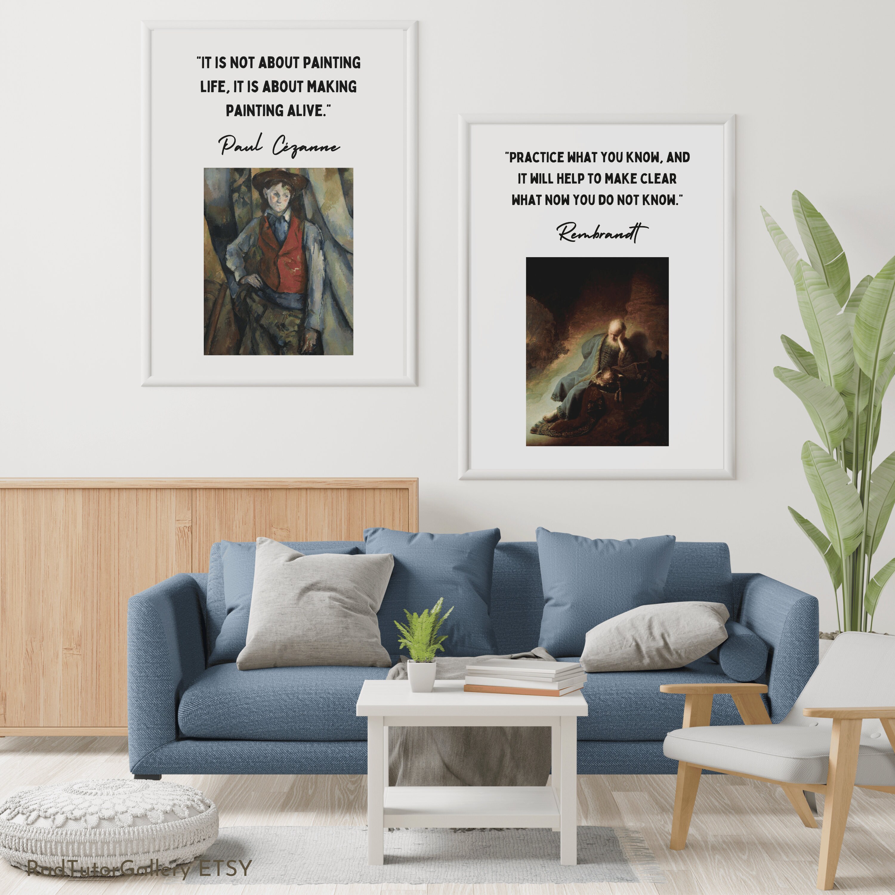 Famous Artists Quotes Set of 12, Classroom Decor Bundle, Art Teacher ...
