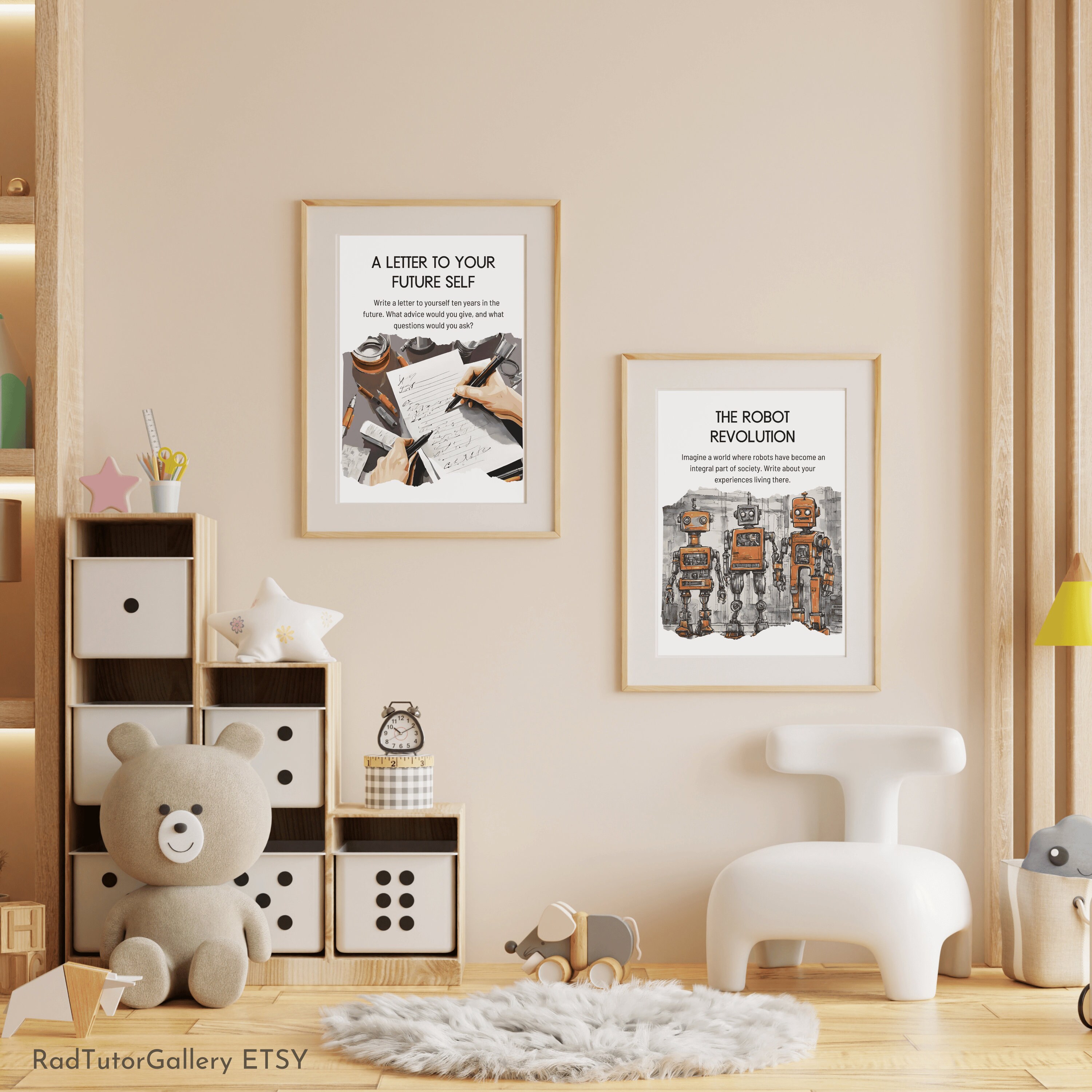 Writing Prompts Posters Set, Middle High School English Classroom Decor ...